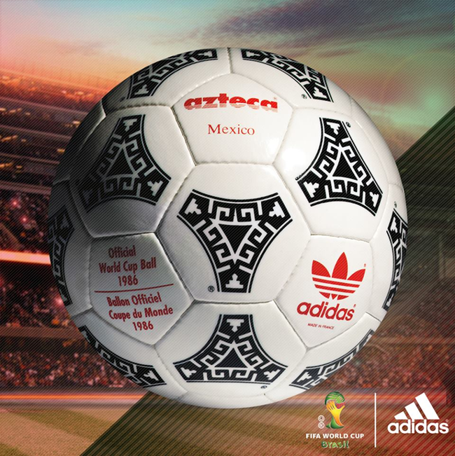 Evolução das bolas da copa do mundo