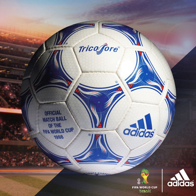 Evolução das bolas da copa do mundo